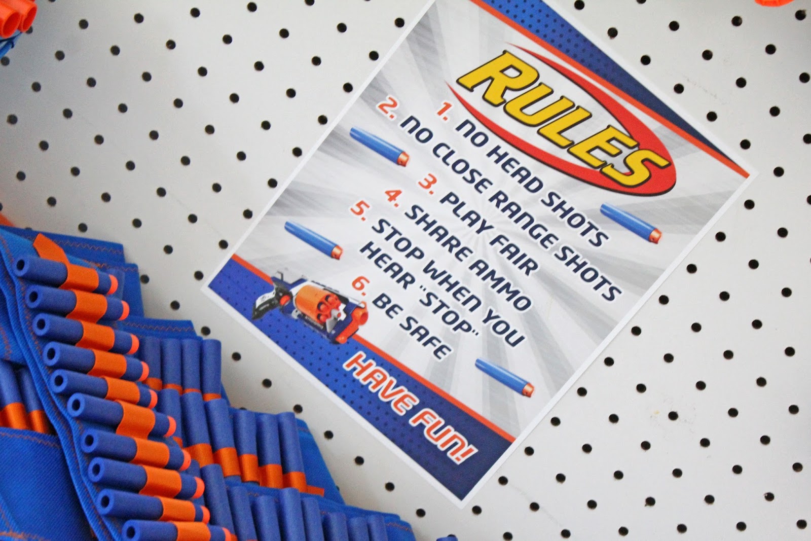 Sweeten Your Day Events: Nerf War Birthday Party