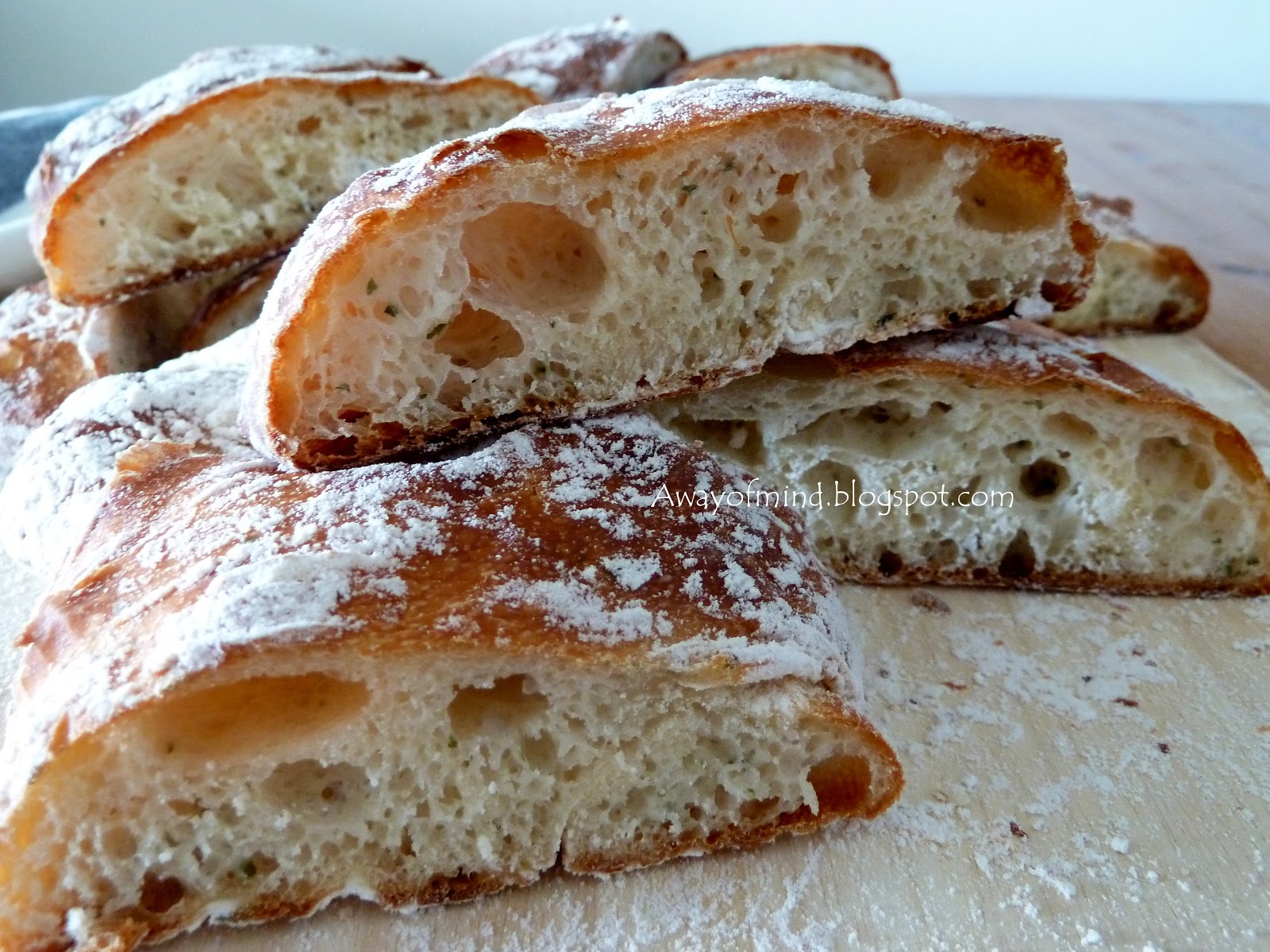 Awayofmind Bakery House: Ciabatta (Italian Slipper Bread)