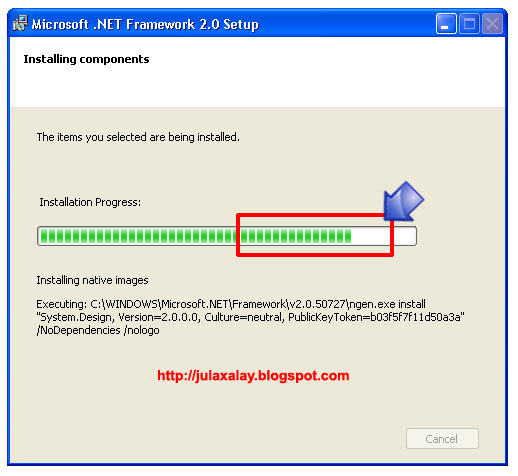 Instal Software Microsoft NET Framework