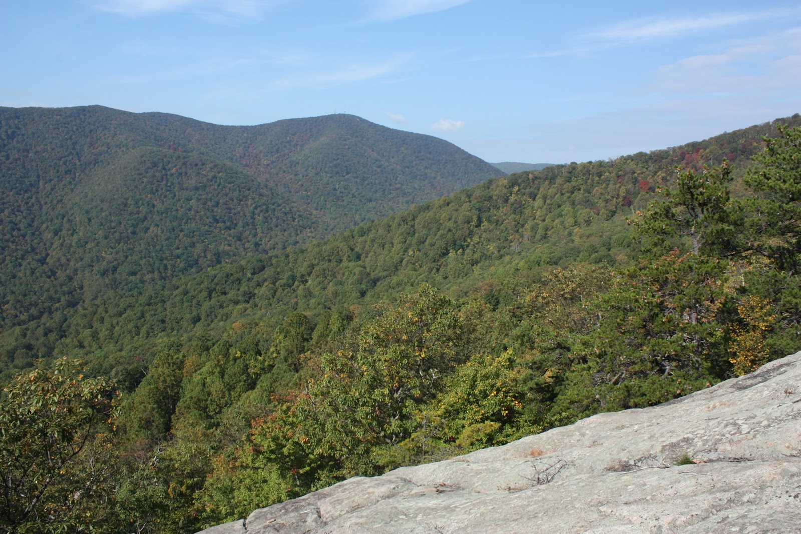 Hiking Shenandoah: Doubletop Mountain "Lunch Rock"