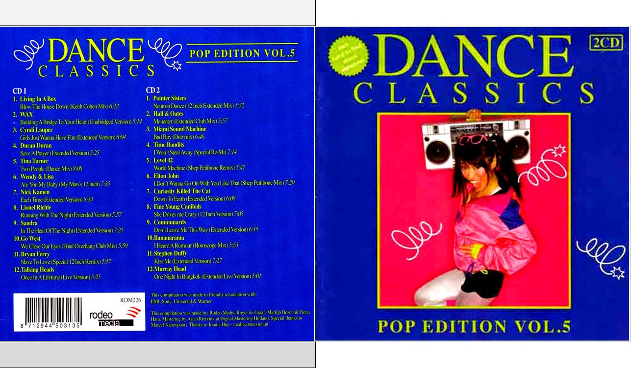 MUSICOLLECTION: DANCE CLASSICS - Pop Edition Vol.5 - 2013