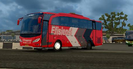 Skin Livery Bus Efisiensi ets2