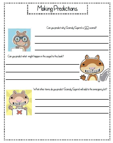 Jennifer's Teaching Tools: Reviewing with Scaredy Squirrel!