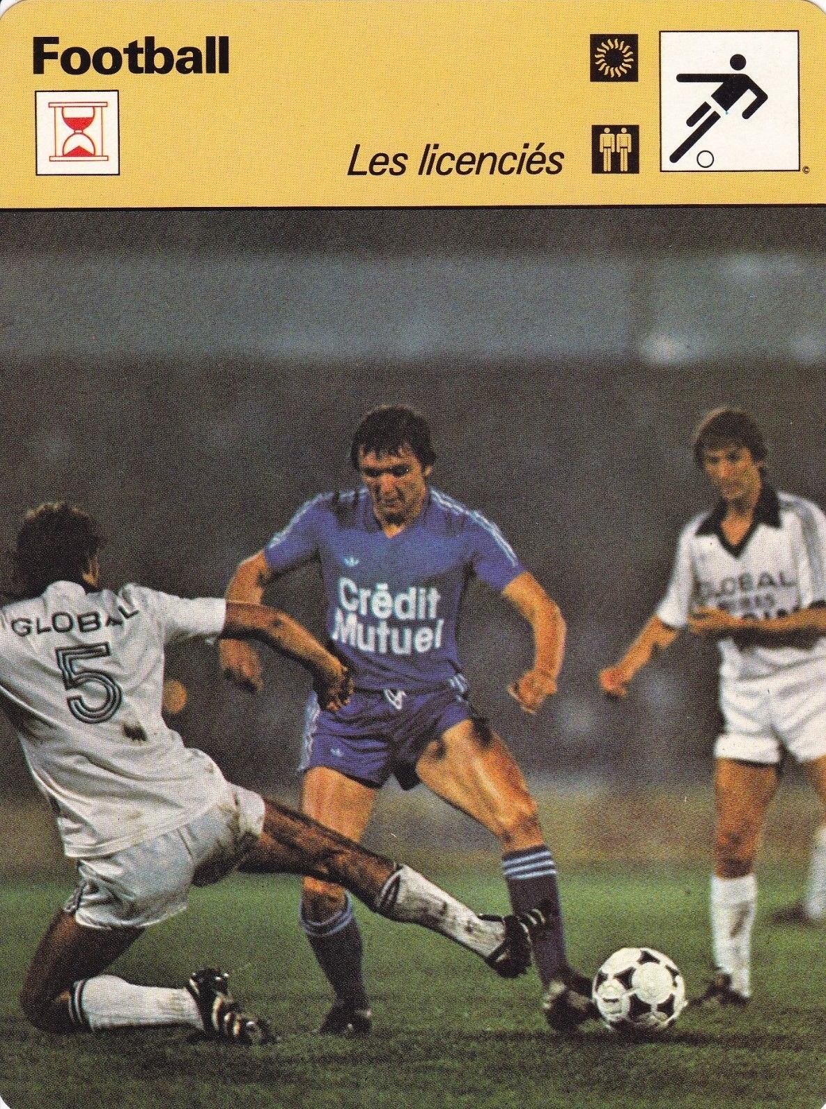 Football Yesterday & Today: Les licenciés du foot (fiche football)