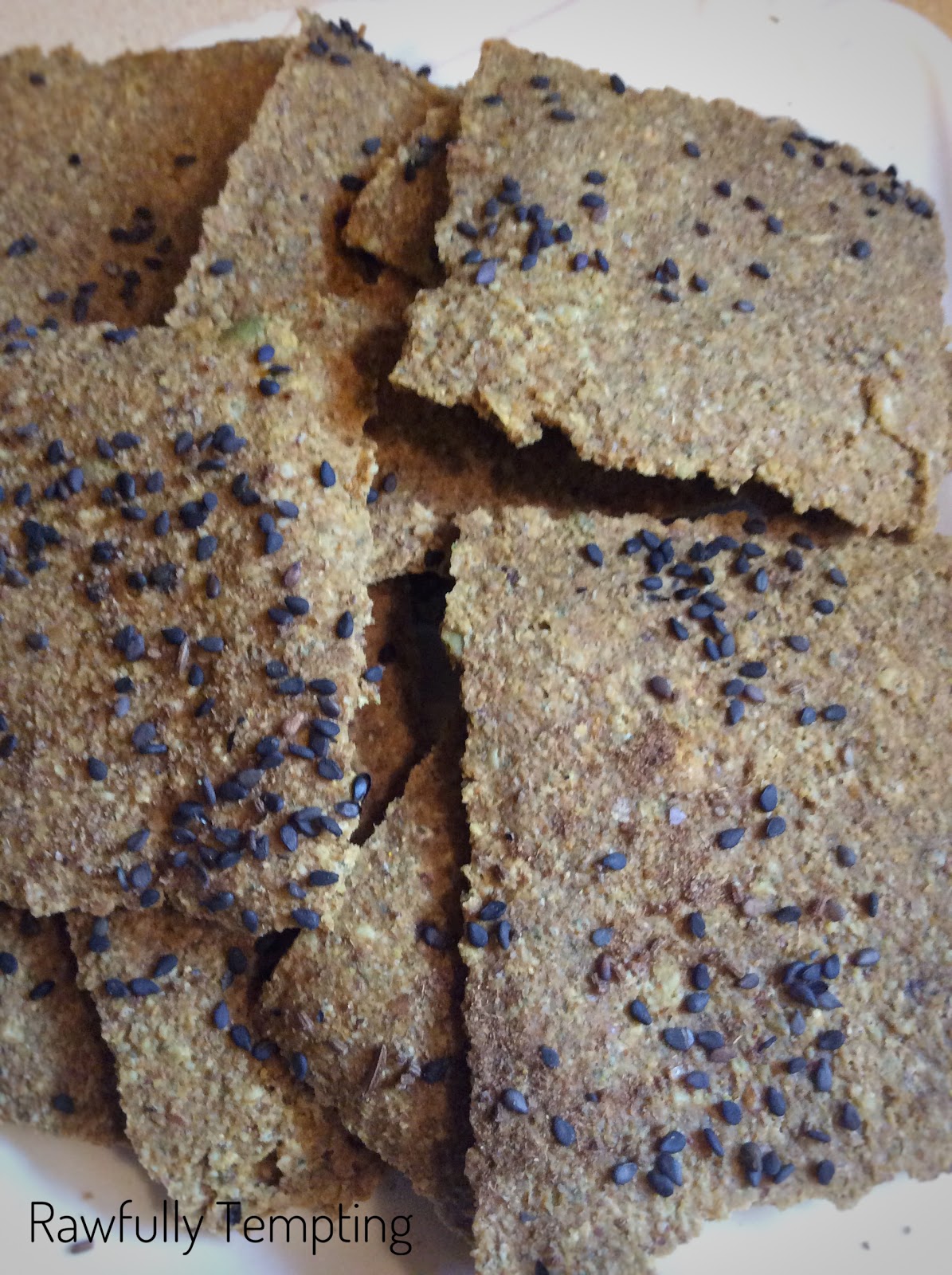 Sprouted Lentil "Rye" Crisps