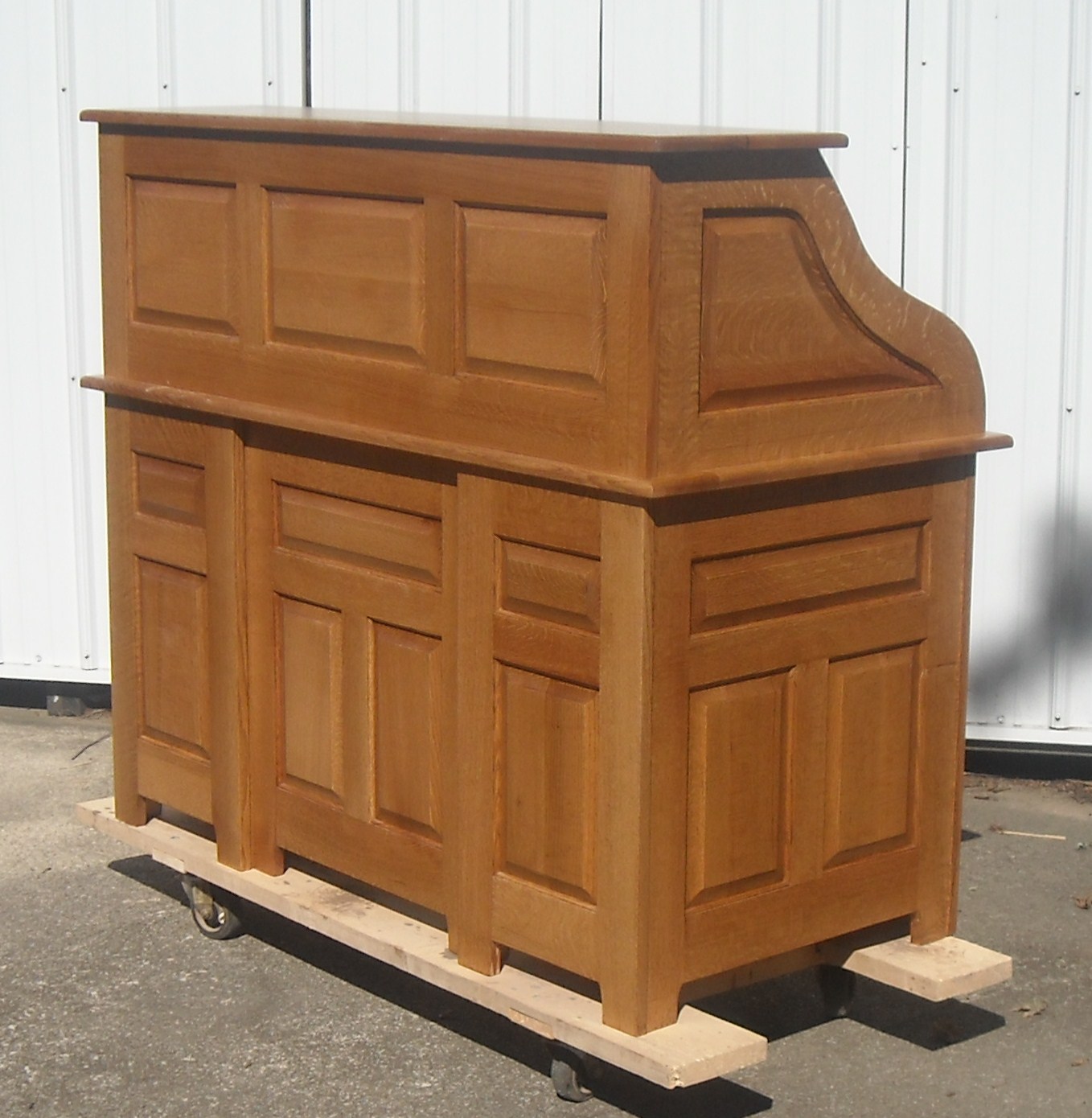 Woodwork Plane: Roll Top Desk Construction Wooden Plans