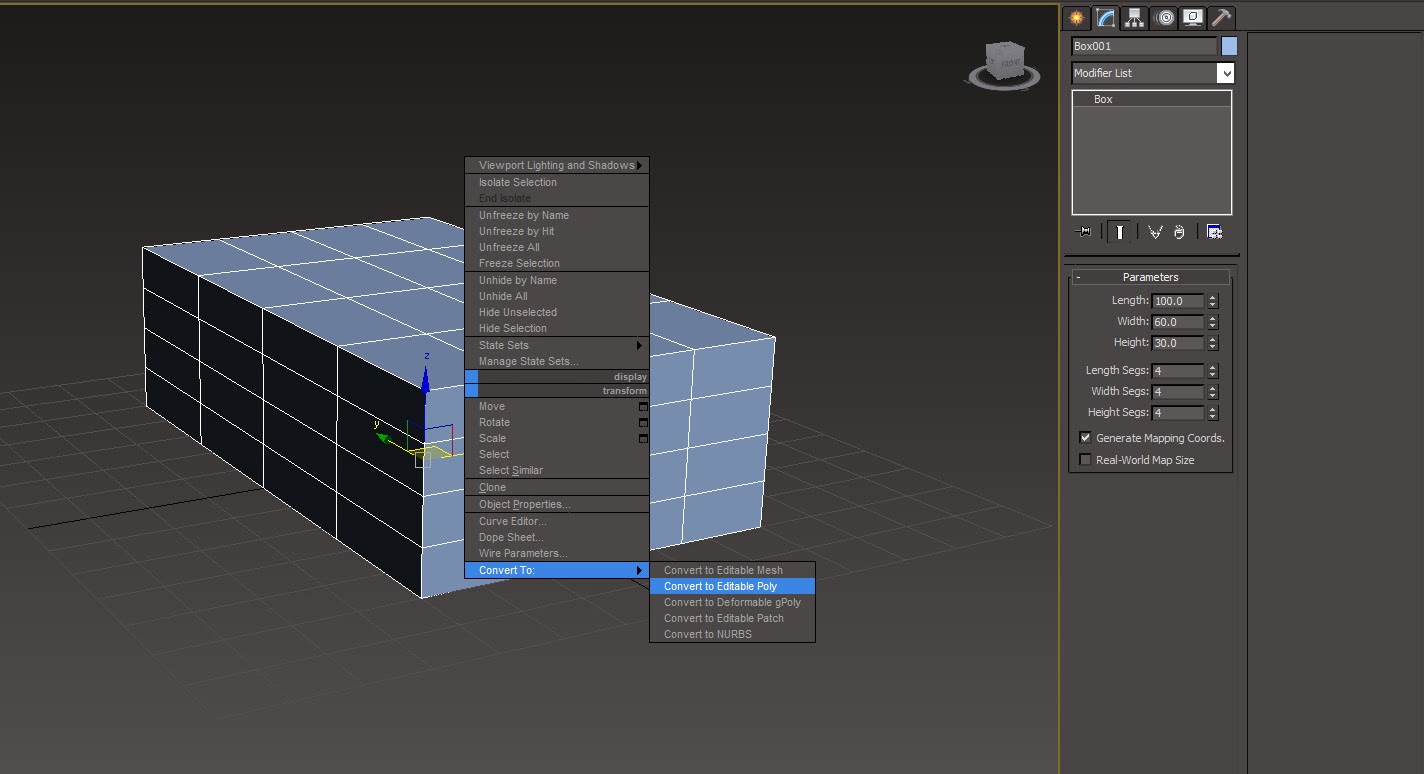 Polygon Modeling cơ bản trong 3DS MAX chi tiết