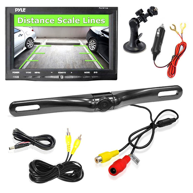 Backup Camera Kit Car Vehicle Backup Camera & Monitor Parking ...
