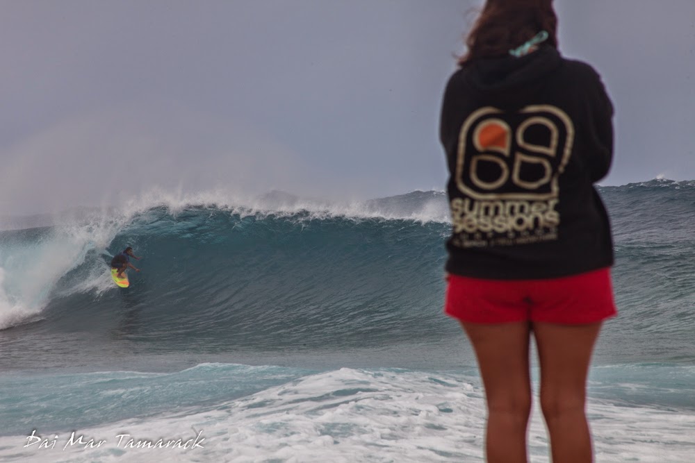 Surfing Pipeline on Oahu's North Shore