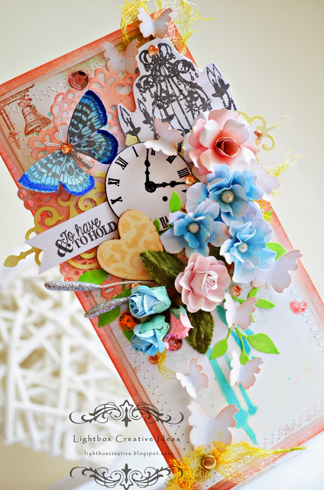 Lightbox creative Ideas: Tall & Floral love card