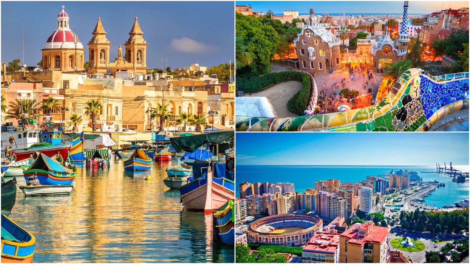 1 - 10 mai: zbor Cluj - Malaga - Barcelona - Malta - Cluj la 99 ...