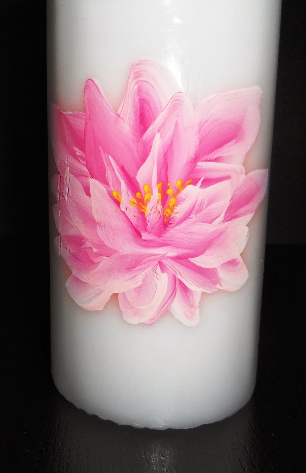 COSEPEGACORTA: VELAS PINTADAS A MANO: LOTO