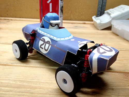 KYOSHOSAN: More Amazing Custom Papercraft Bodies for Mini-Z Comic Racer!