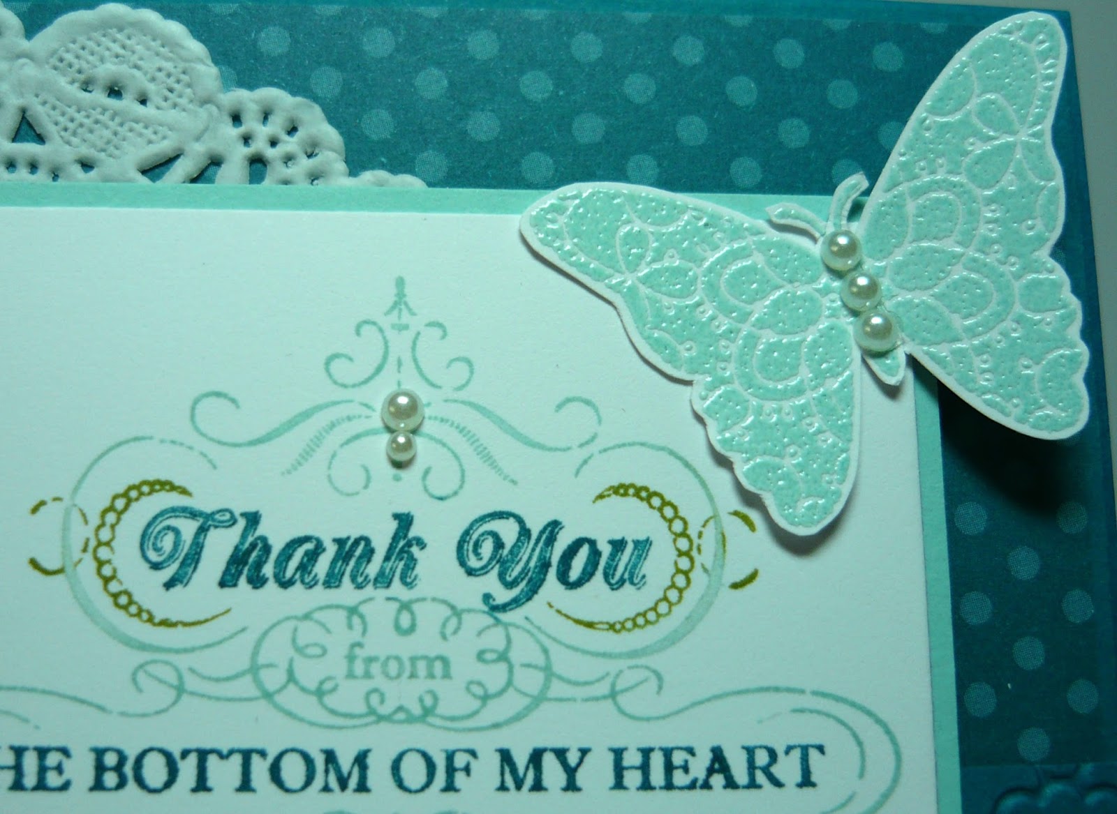 Perry Papercrafts: Indigo Thank You
