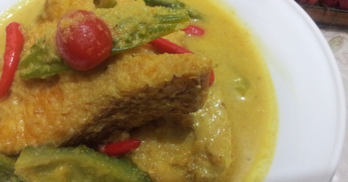Resepi Gulai Kunyit Ikan Merah Bersama Peria | Resepi Ibunda