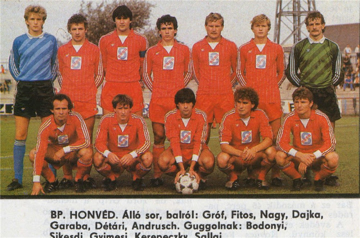 Botões para Sempre: Budapest Honvéd FC 1983