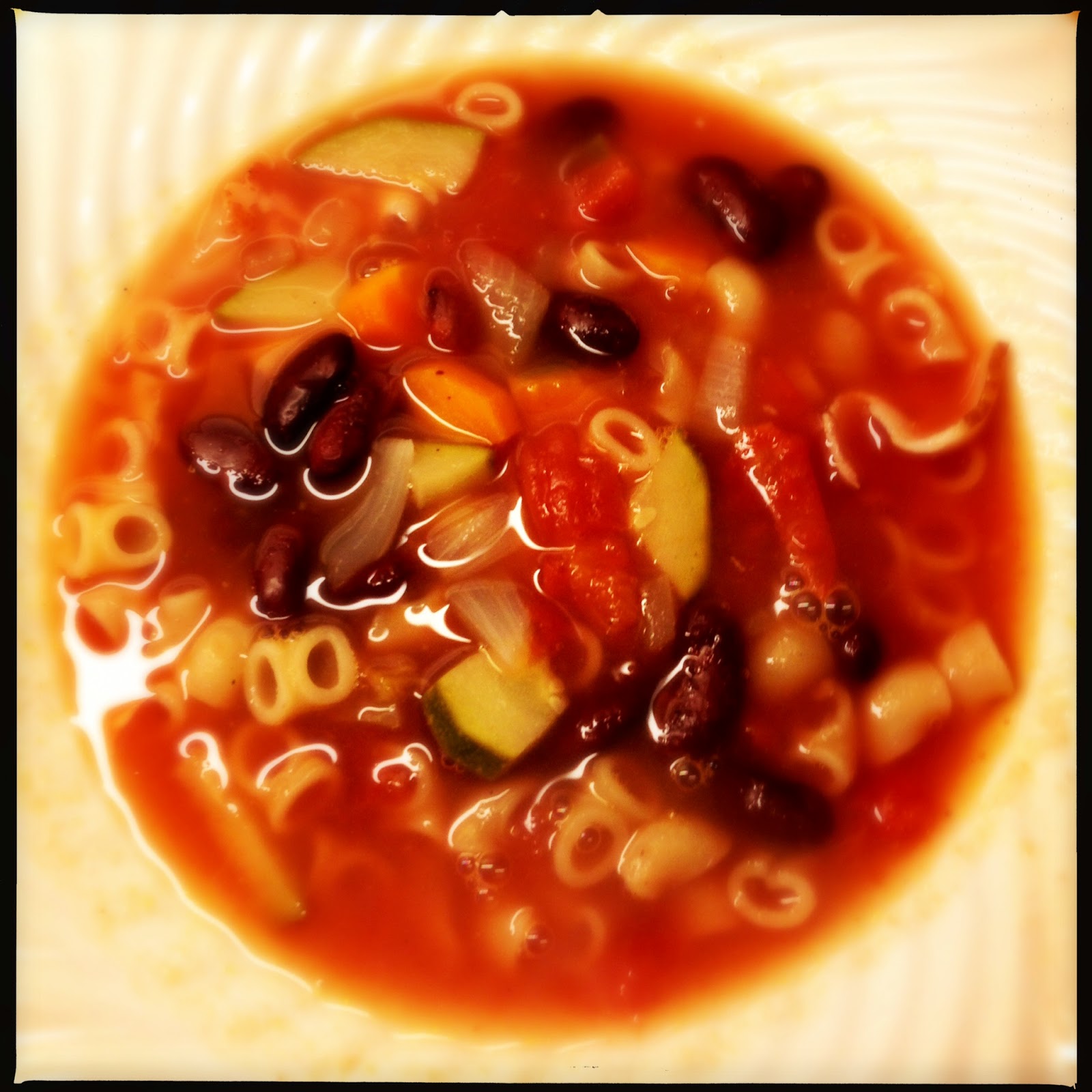 Edels Mat : Minestronesuppe