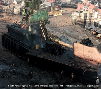 Abhinav Agarwal: Alang Shipbreaking Yard, Gujarat