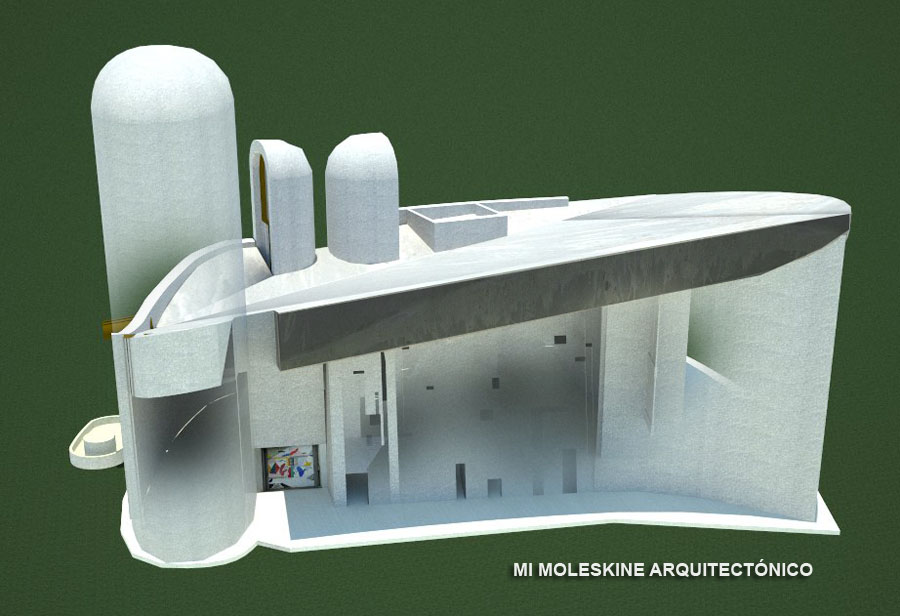 MY ARCHITECTURAL MOLESKINE®: LE CORBUSIER: CHAPEL OF NOTRE-DAME-DU HAUT ...
