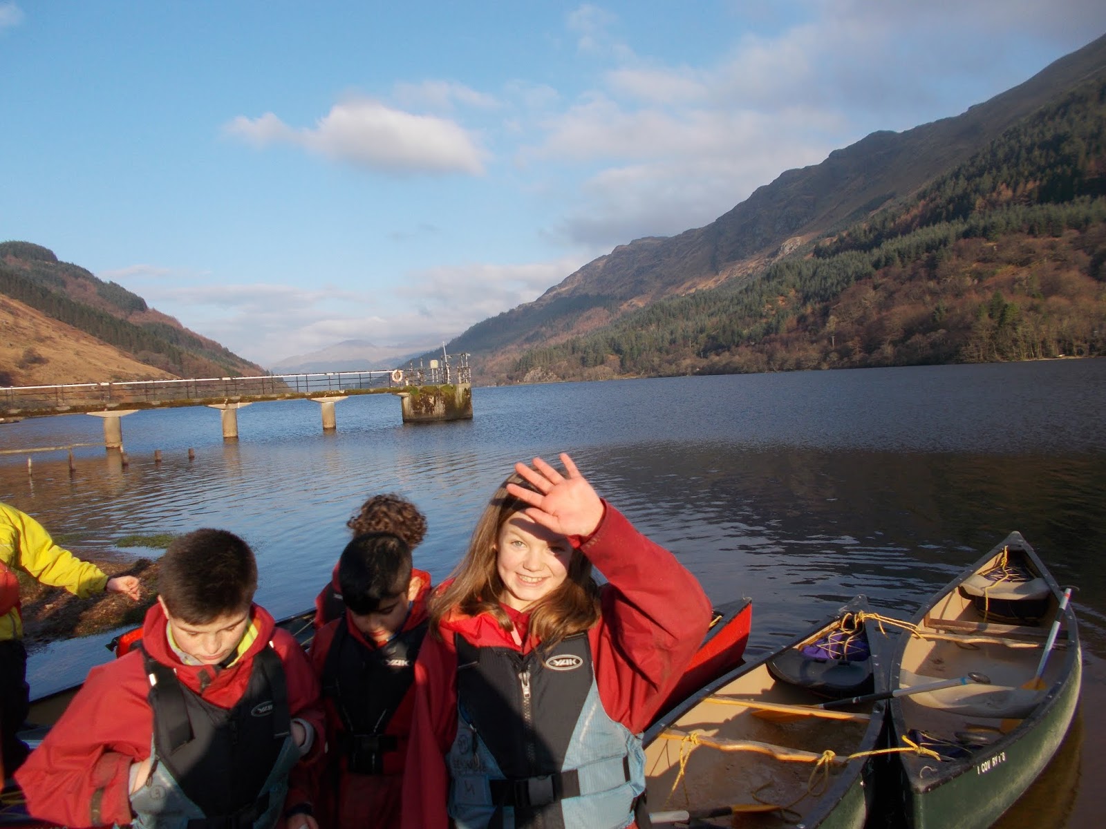 Gylemuir P7 Camp - Benmore! : Morning Activities..... out on the Water!