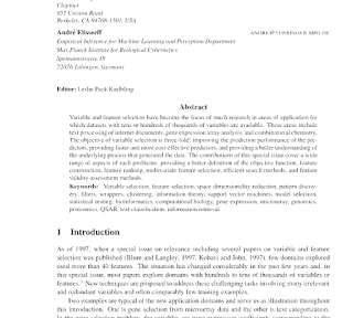 Journal Of Machine Learning Research - Journal Of Machine Learning ...