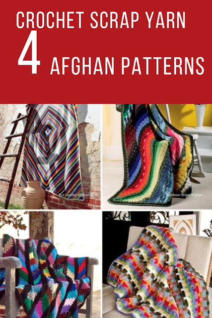 Use up your Scrap Yarn with these 4 Colorful Easy to Crochet Scrap ...