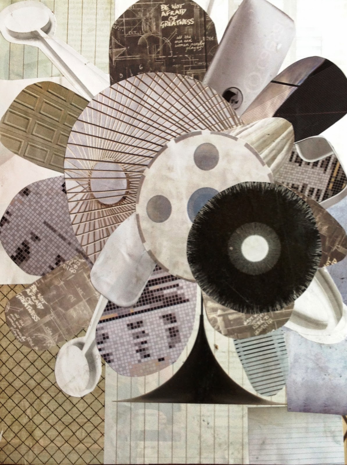 Patapan Art: My embroidered pictures, collage from junk mail and craft ...