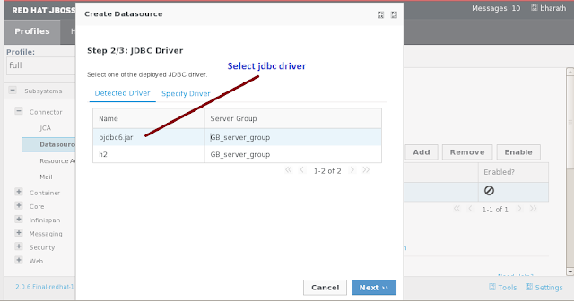 Middleware Technologies: Create Oracle DataSource And Install Oracle JDBC Driver in JBoss EAP6