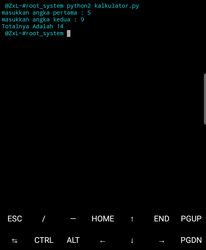 Cara membuat Kalkulator sederhana di termux menggunakan Python - Santri ...