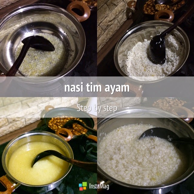 Easy Cooking With Omih : RESEP NASI TIM AYAM JAMUR - SIMPLE COOKING