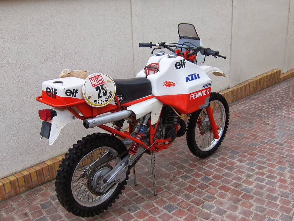 MotArt: KTM 495 Dakar ex-Gilles Francru