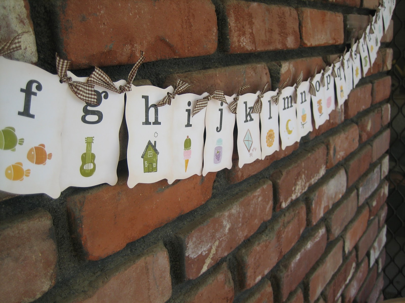 Teaching The Little People: Picture Alphabet Flashcard Banner