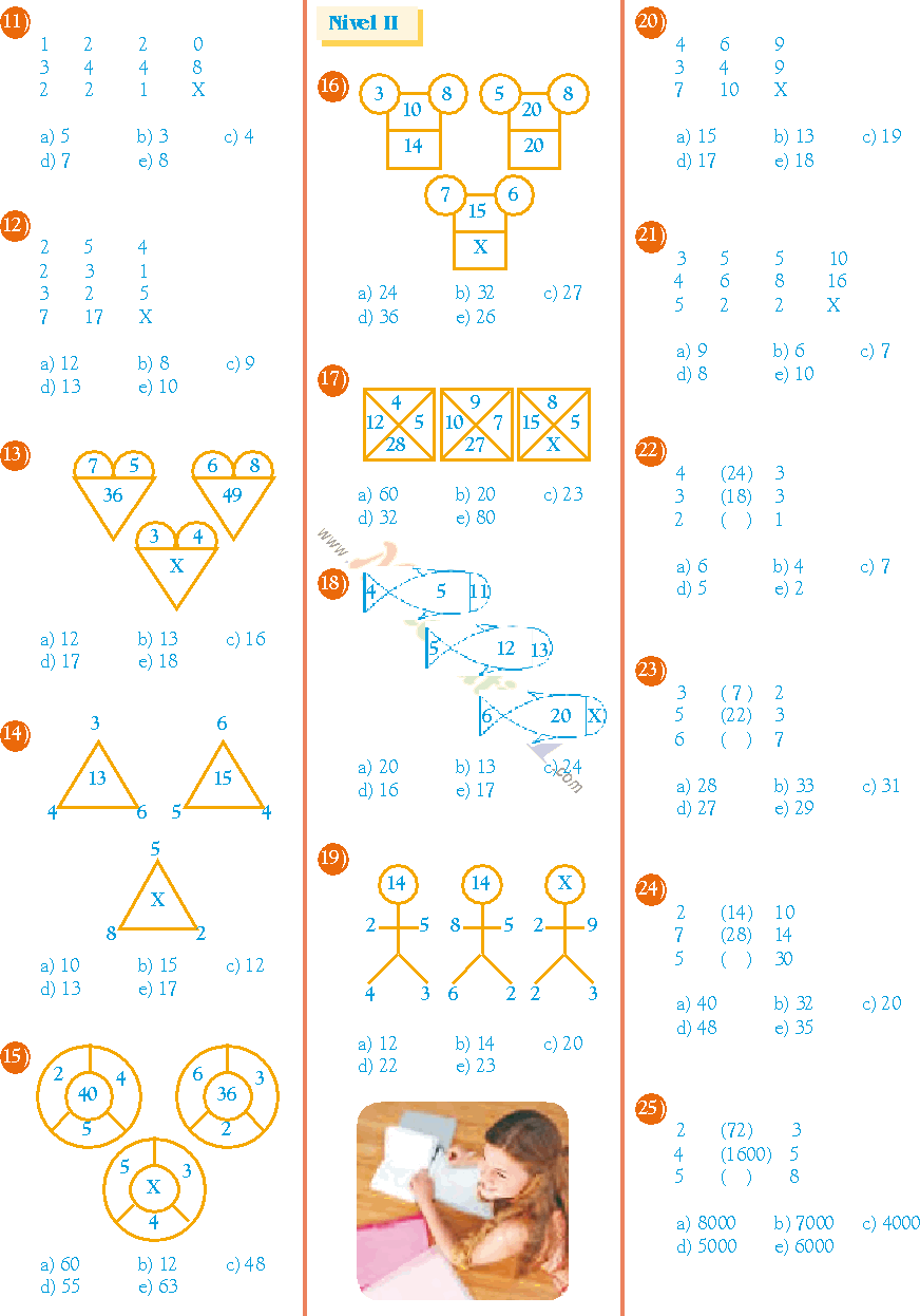 DISTRIBUCIONES Y ANALOGÍAS NUMÉRICAS EJEMPLOS RESUELTOS DE PRIMARIA Y ...