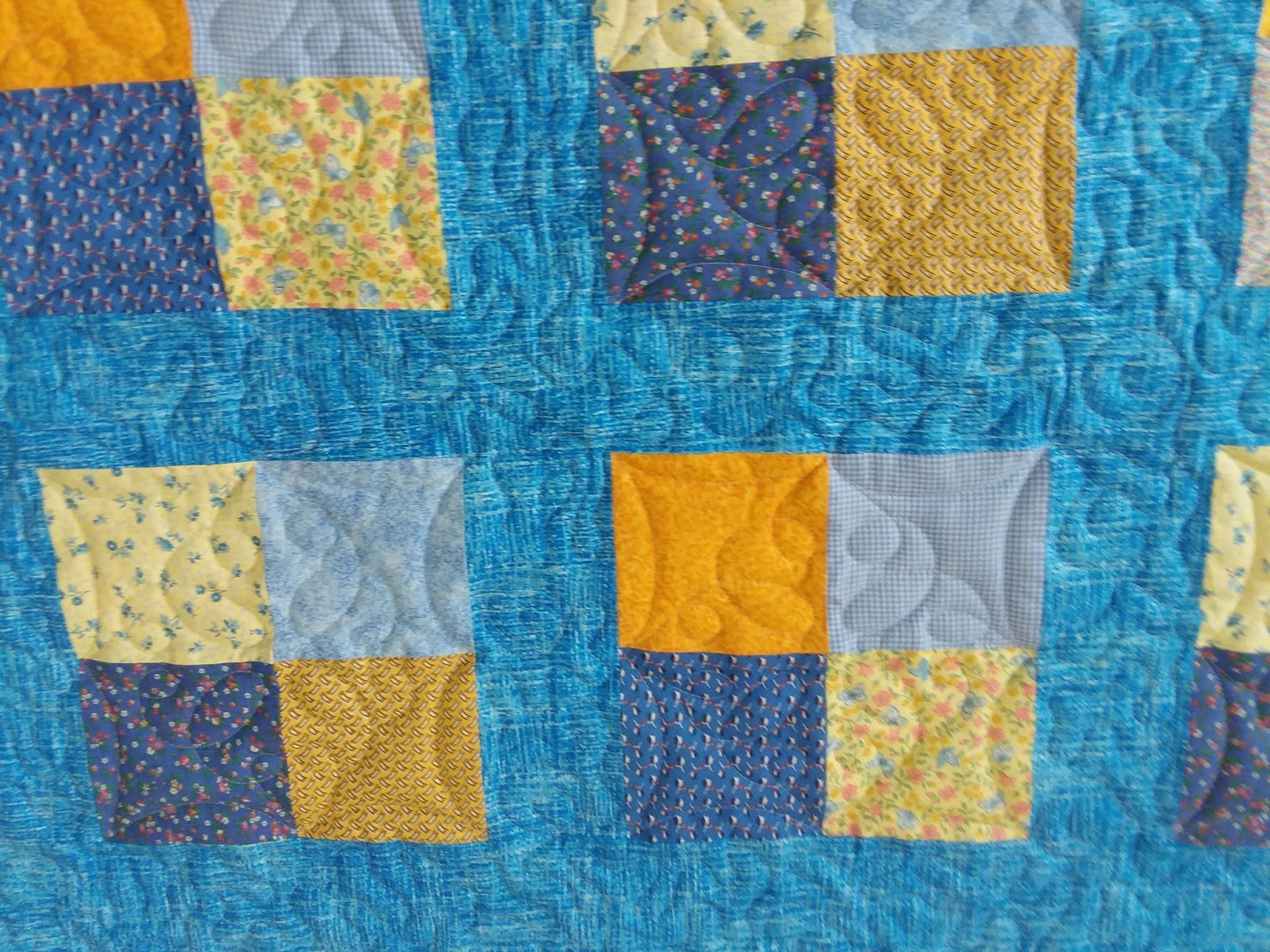 Down To Sew: 4-Patch Baby Quilt