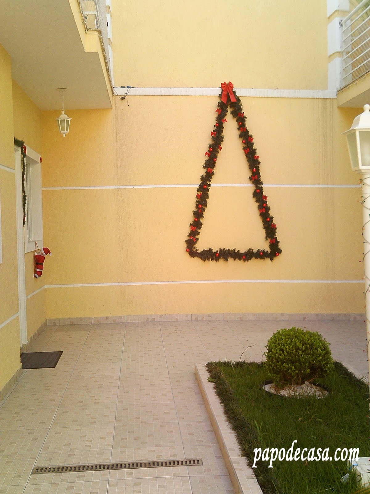 Decoração de Natal do condomínio! - Decorações e Artes