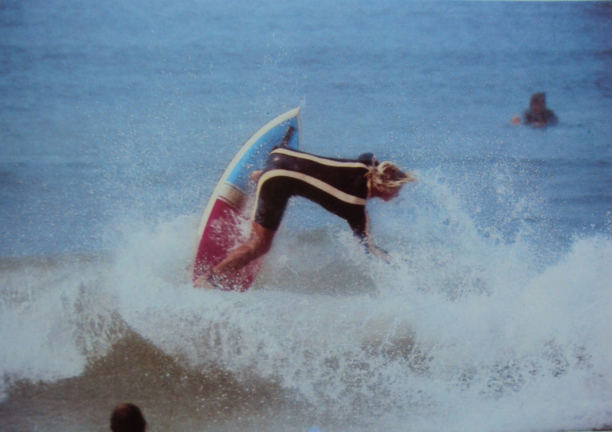 vintage surfboard collector UK: Cheyne Horan singlefin by CJ