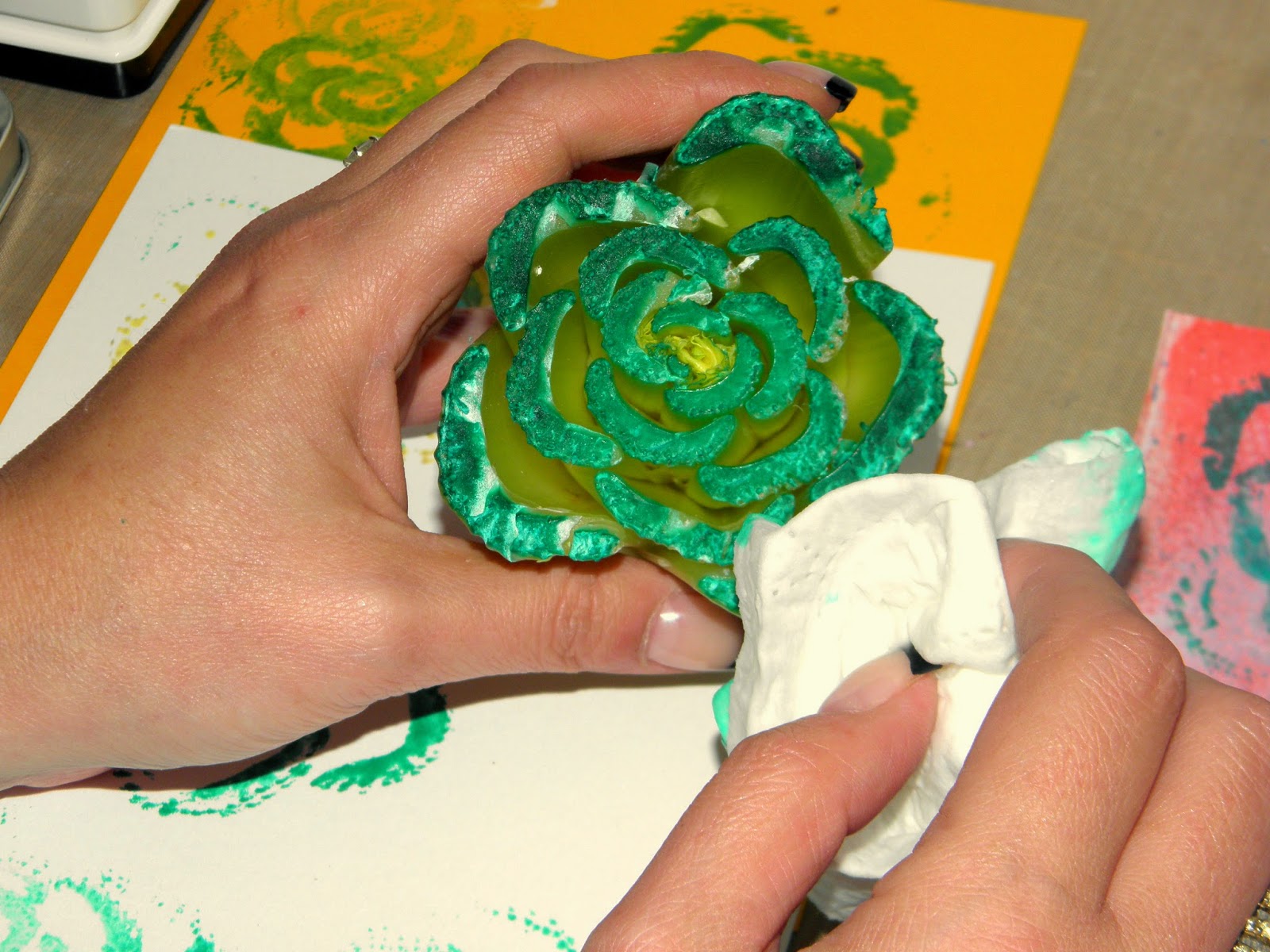 Altered Arts Magazine: CELERY STALK ROSES