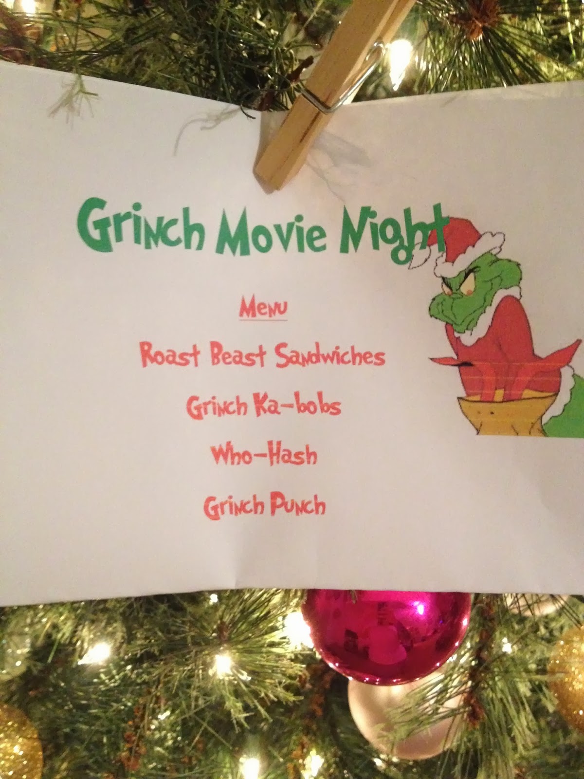 Everything's More Fun in a Tutu: Themed Movie Night: Grinch Who Stole ...