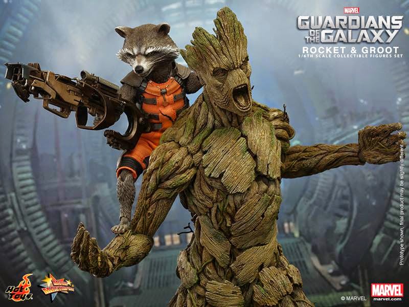 Guardians of the Galaxy: Rocket & Groot Collectibles in 1/6 from Hot Toys