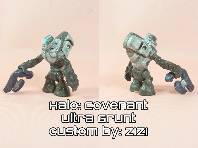 Micromatsing: Toyworks: Covenant: Elite Officer and Grunt Ultra