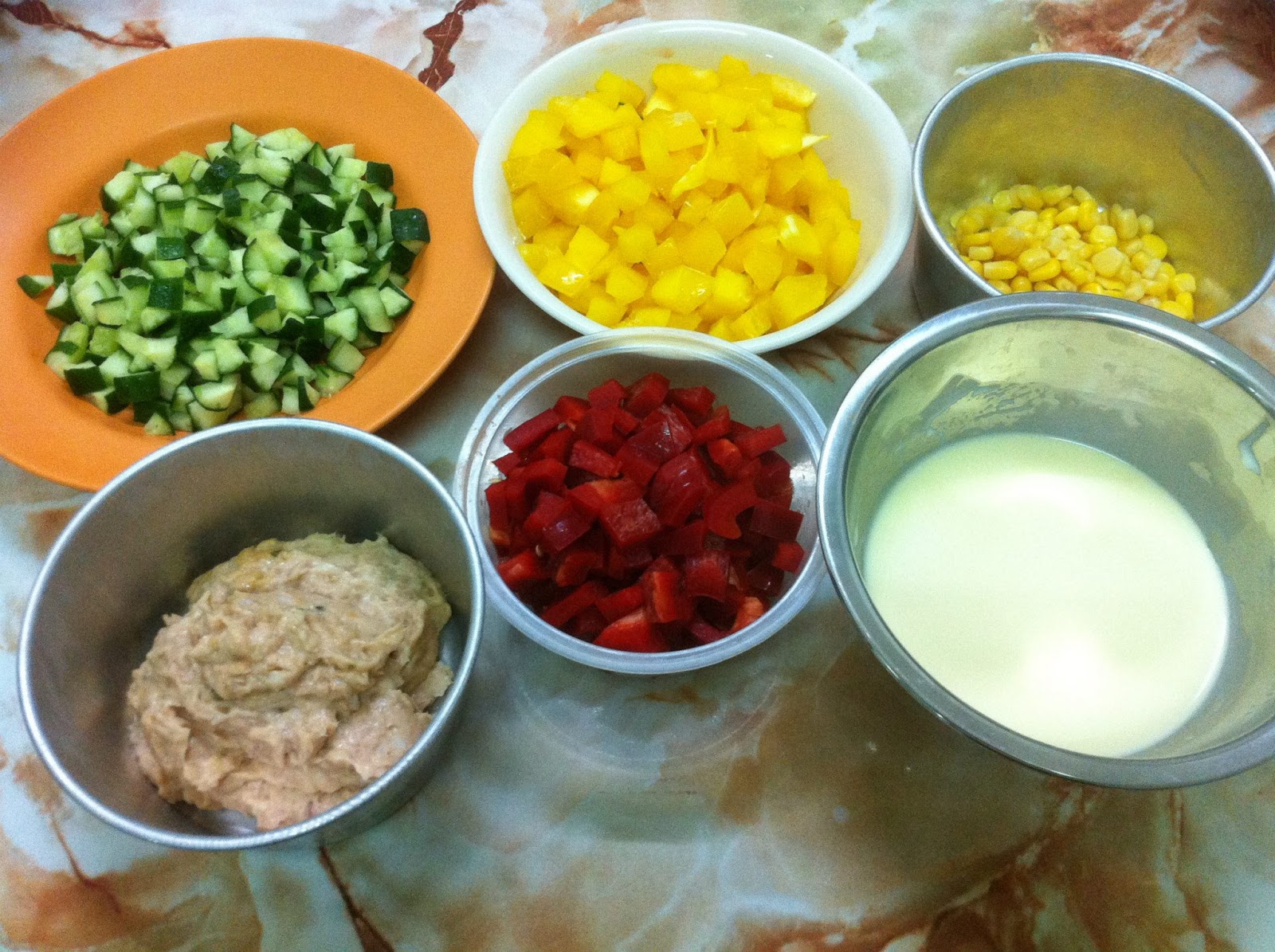 中西式 糕点 小吃 烹饪 美食网: Vegetables Quiche香浓蔬菜粒咸派