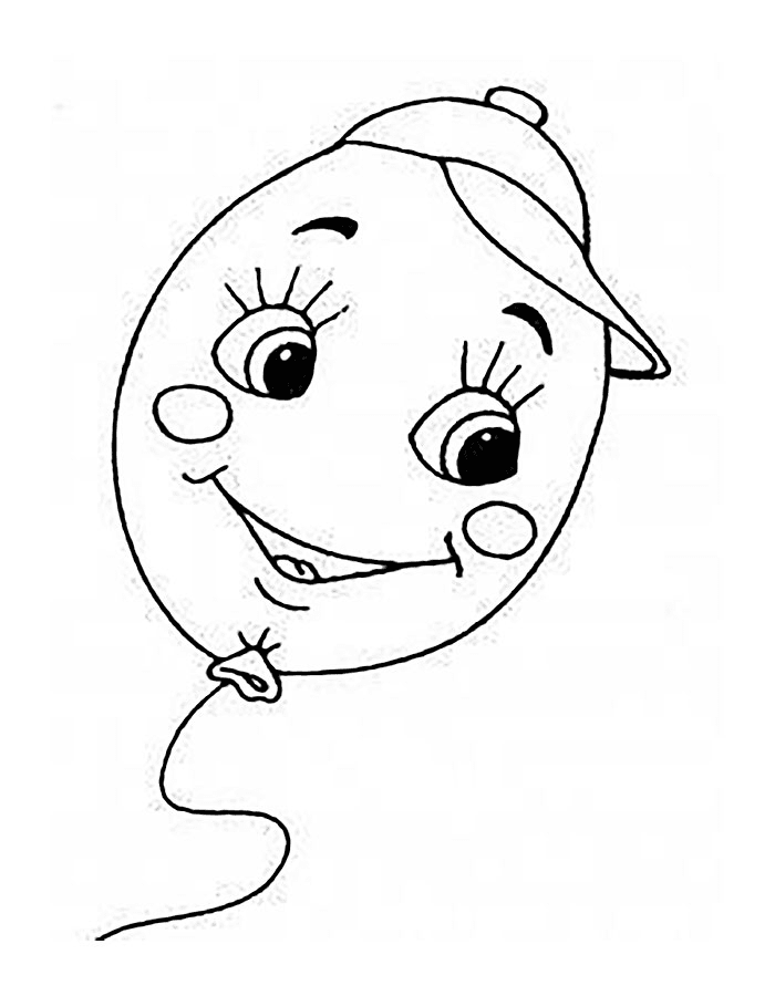 Mewarnai Gambar Balon Untuk Anak