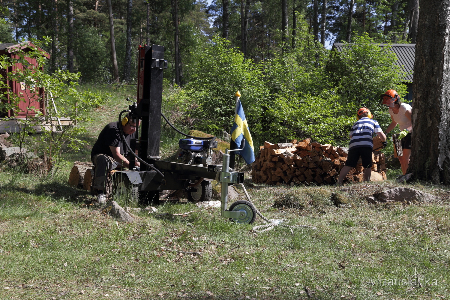 virtauslanka: Talkoot ruotsalaisittain
