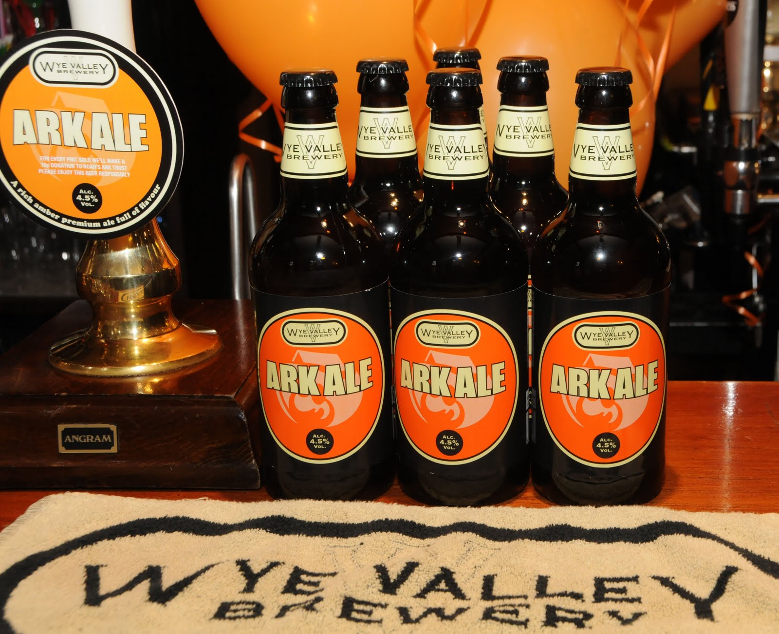 Wye Valley Brewery News: Ark Ale Launched for Noah's Ark Trust