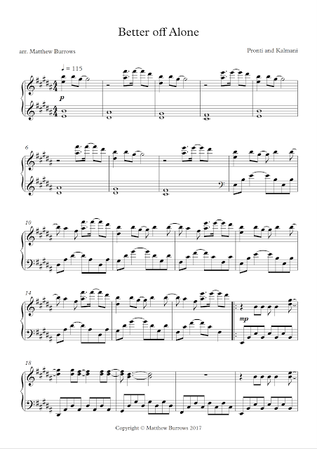 Maksim Mrvica Sheet Music!: Better off Alone