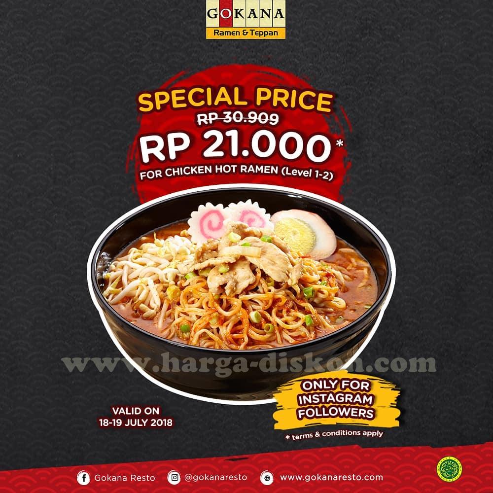 Special Price Chicken Hot Ramen Rp21.000 (Harga normal Rp30.000) bagi ...