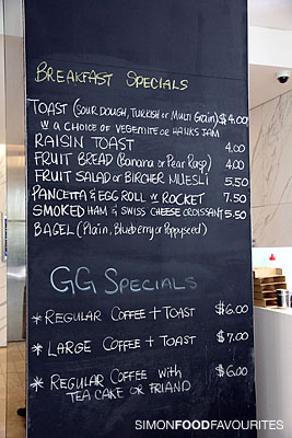 Simon Food Favourites: GG Espresso: Coffee and sandwiches, CBD Sydney ...