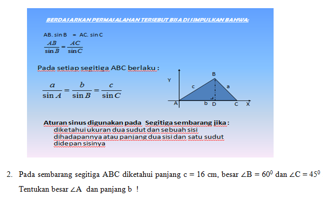 Menemukan Aturan Sinus dan Cosinus ~ Belajar MATEMATIKA Bareng yok