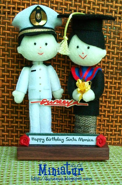 cRaft | SouVenir | educatiVe toys: Miniatur Doll : Wisuda STIP & STIAMI