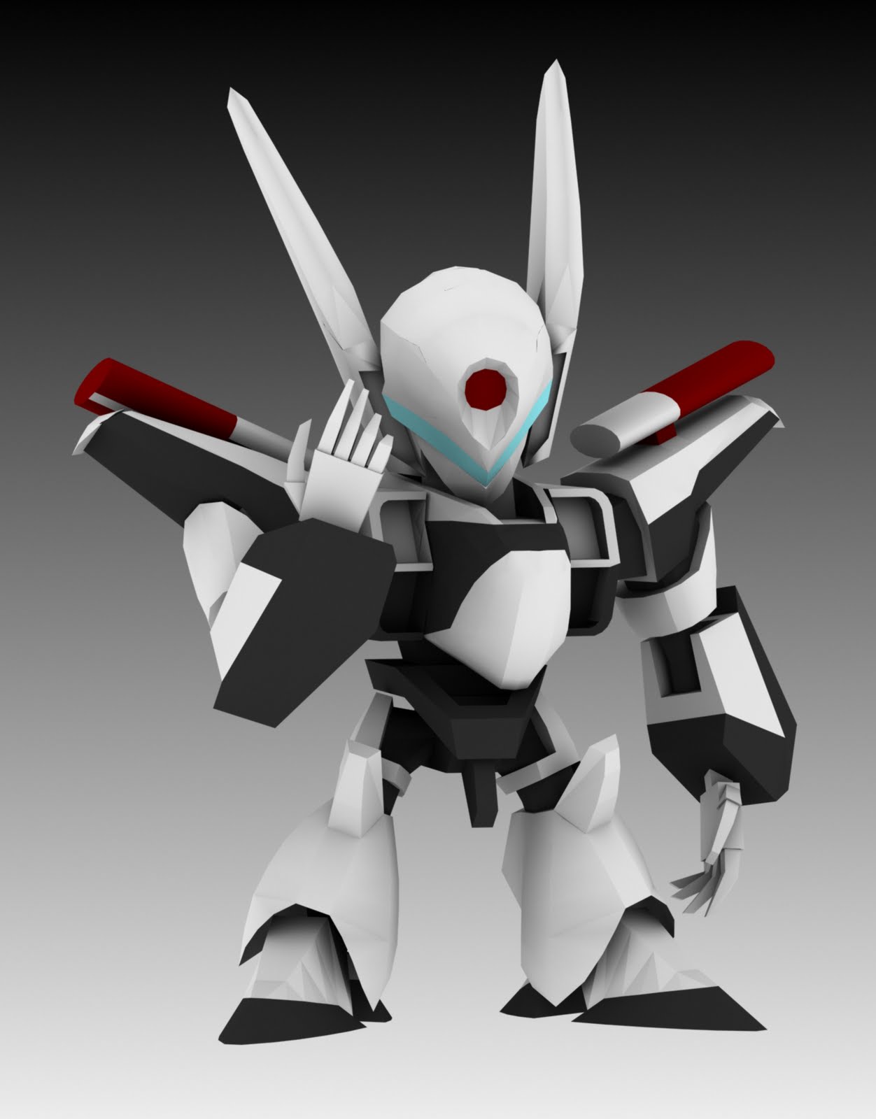 zell paper model: Patlabor AV X0 D Style Papercraft